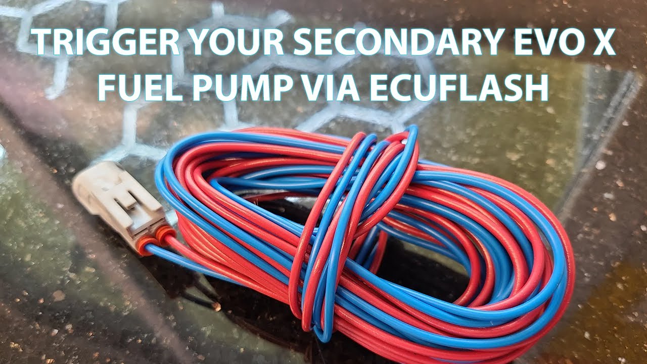 Trigger your secondary Evo X fuel pump via tune! - YouTube
