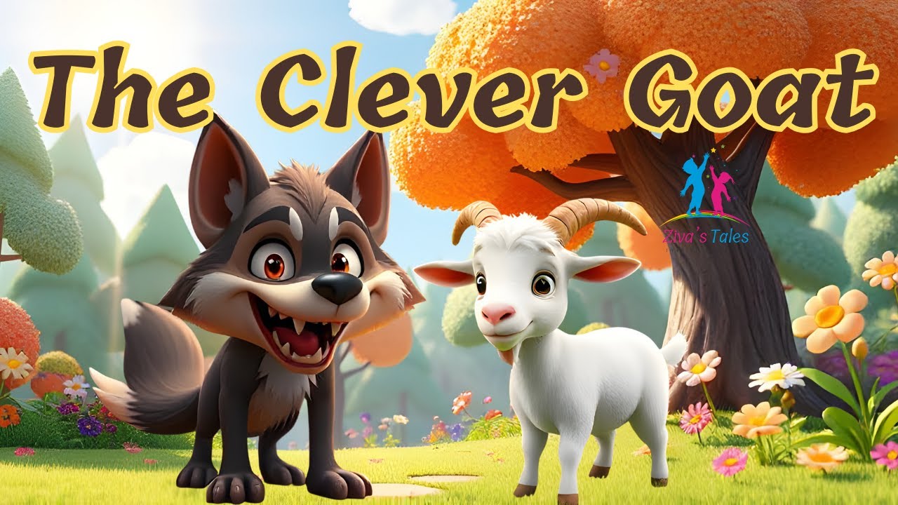 The Clever Goat Outsmarting the Wolf 🐐 | A Fun Story for Kids # ...