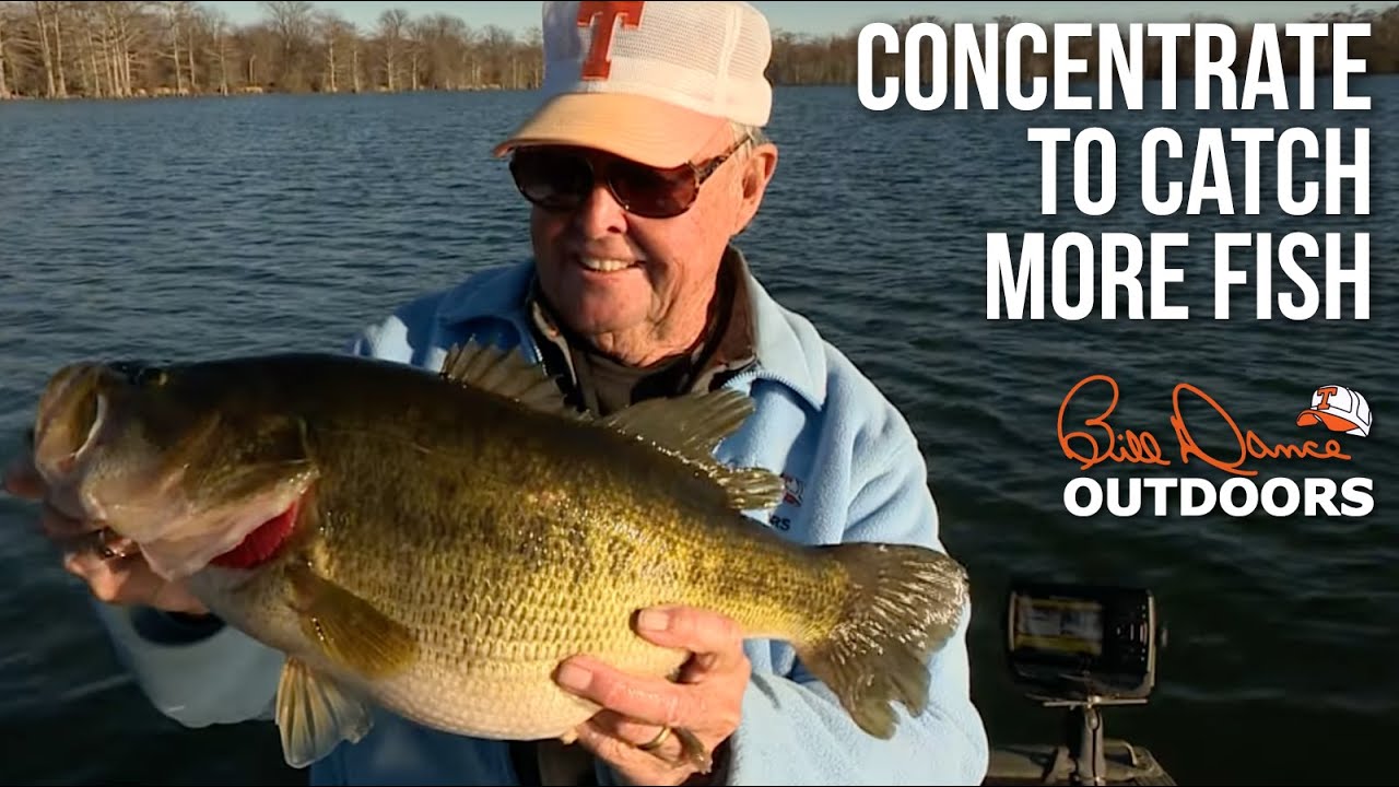 Concentrate to Catch More Fish | Bill Dance Outdoors - YouTube