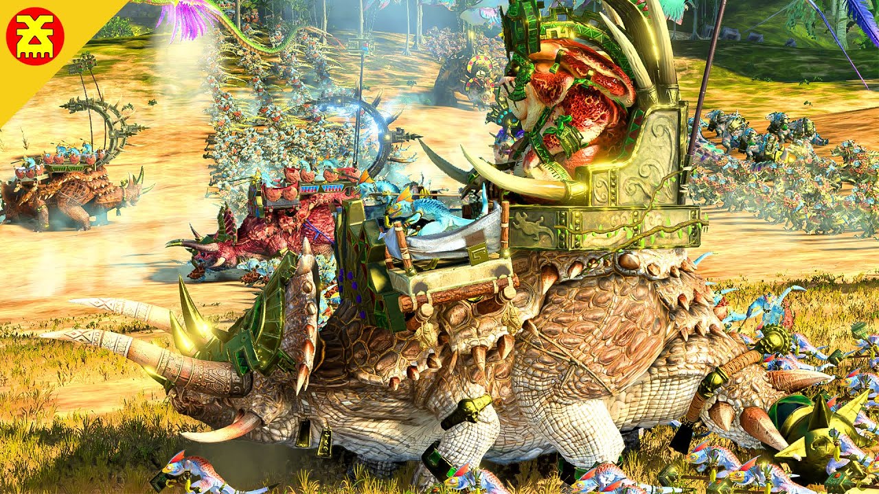 Lizardmen Rise to Face Slaanesh's Chaotic Threat - Total War: Warhammer ...