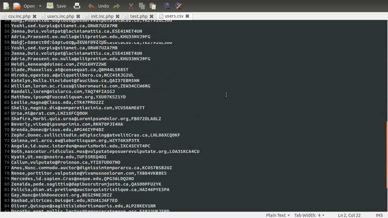 Php Tutorial Using Csv Files Part 02 Youtube 7607