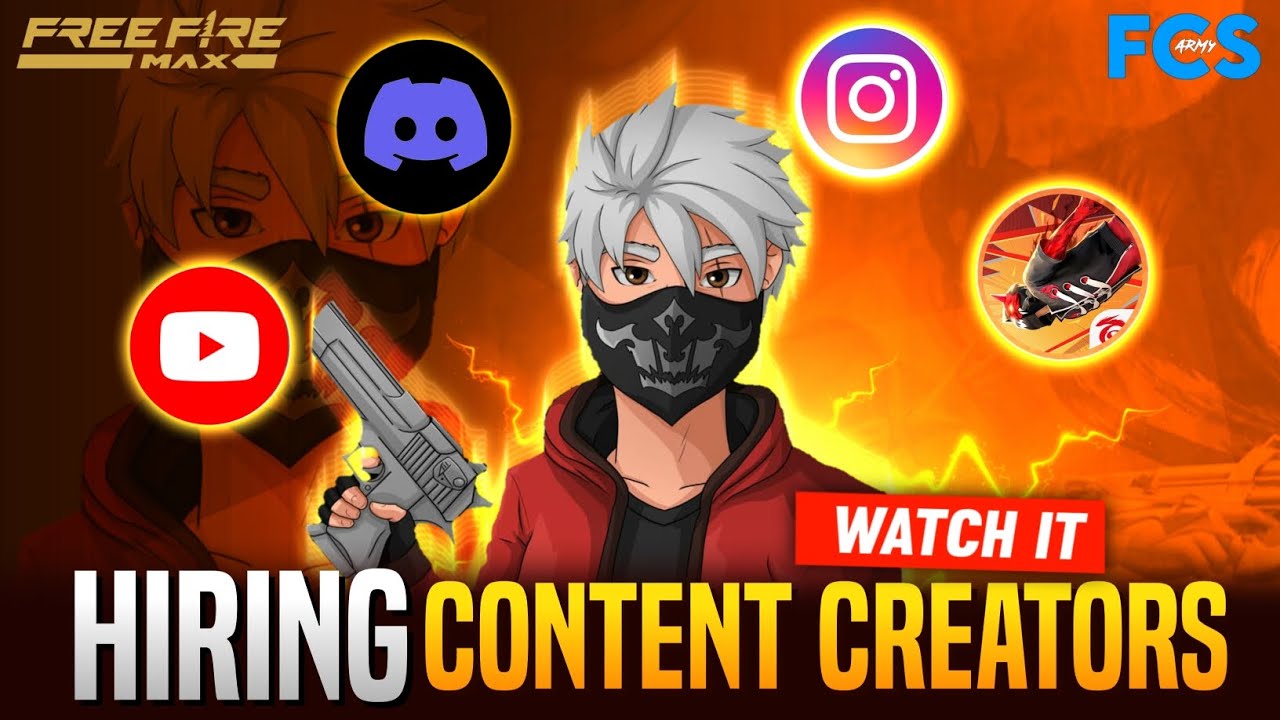 We Need Content Creators || Free Fire Content Creators || BGMI Content ...