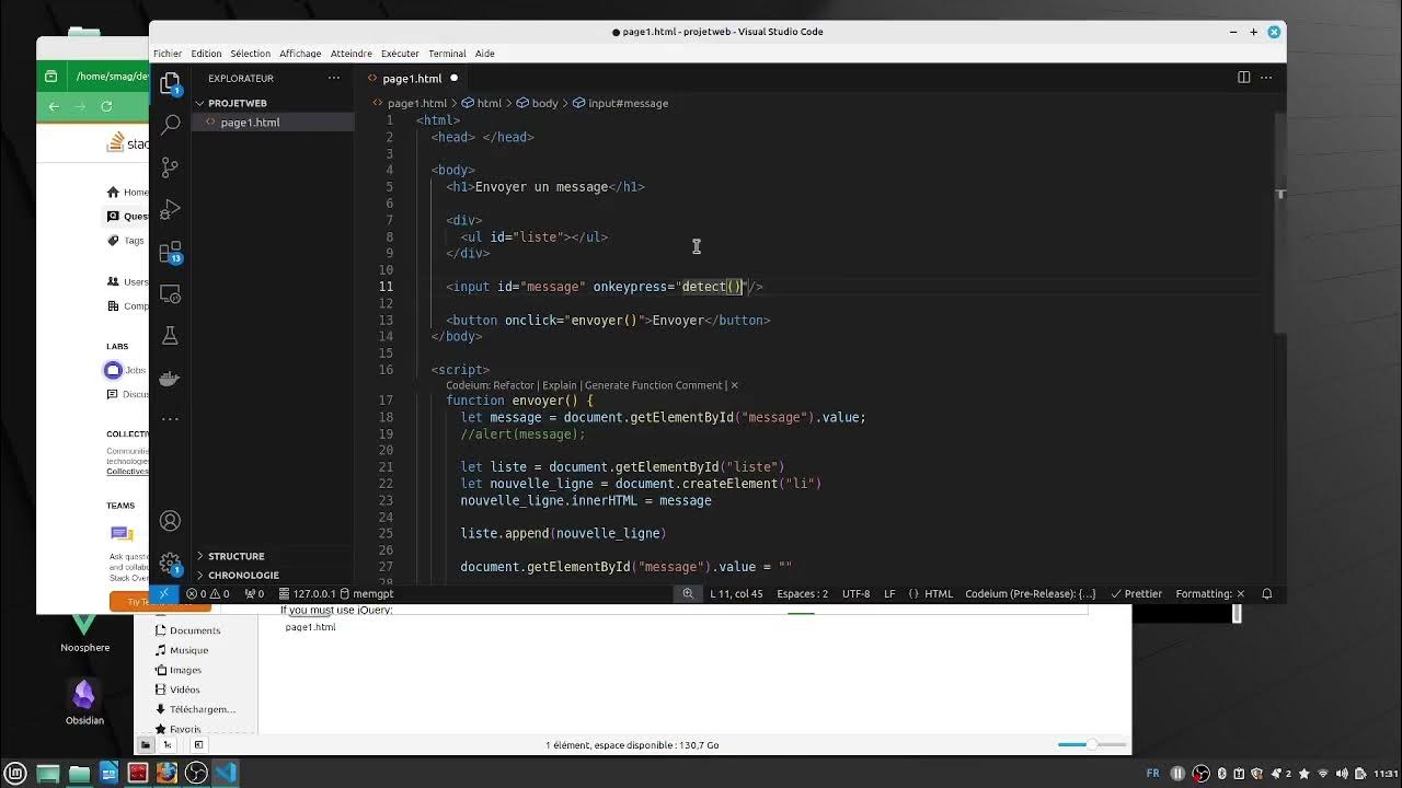 Interactions avec Javascript Améliorations & Optimisations Académie du Château des Robots - YouTube