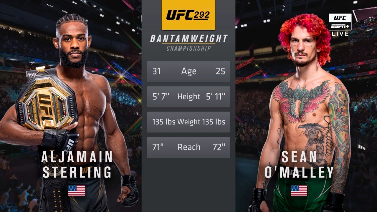 🔴 UFC 292: Aljamain Sterling vs. Sean O'Malley | Full Fight ...