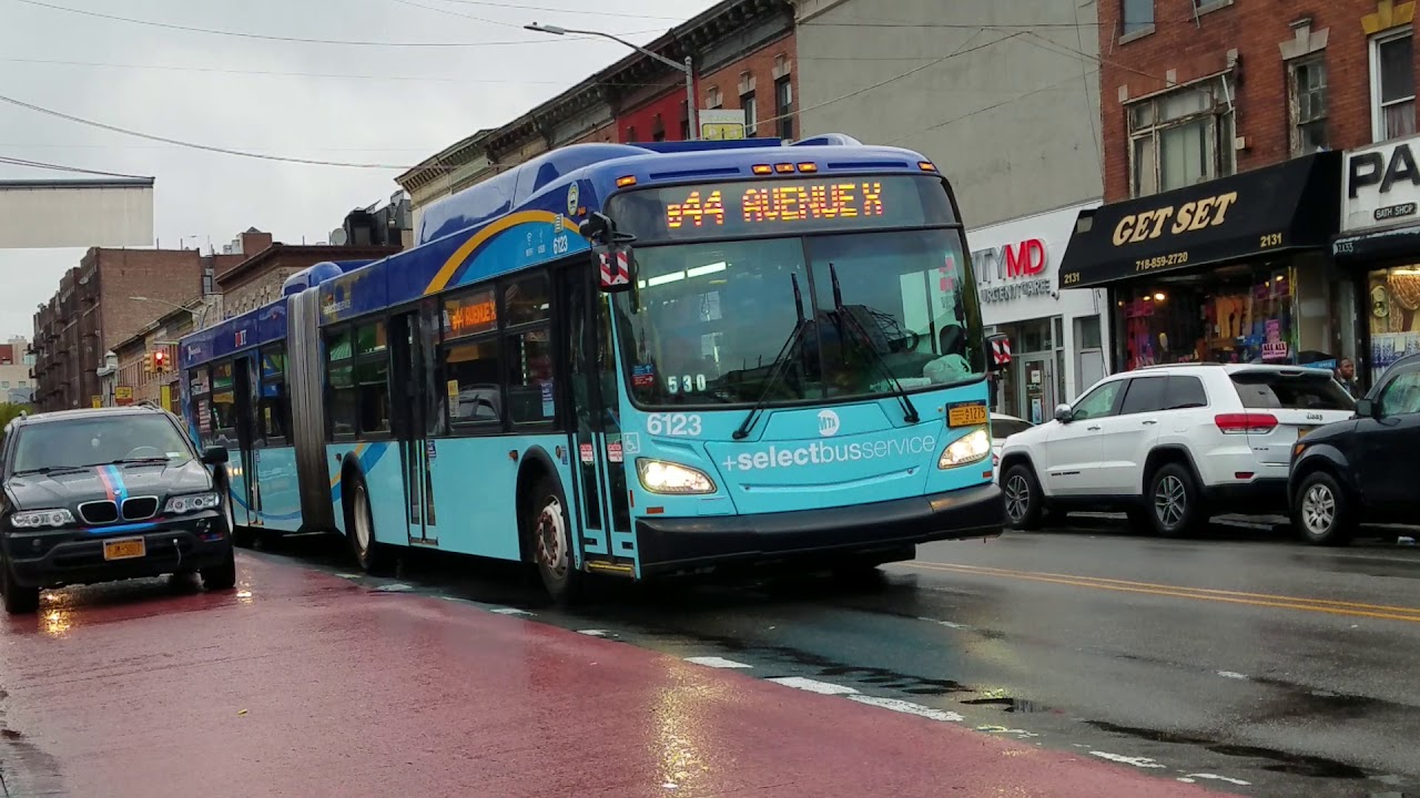 MTA NYCT Bus : 2017 New Flyer XD60 #6123 on the B44 @FlatBush Avenue ...