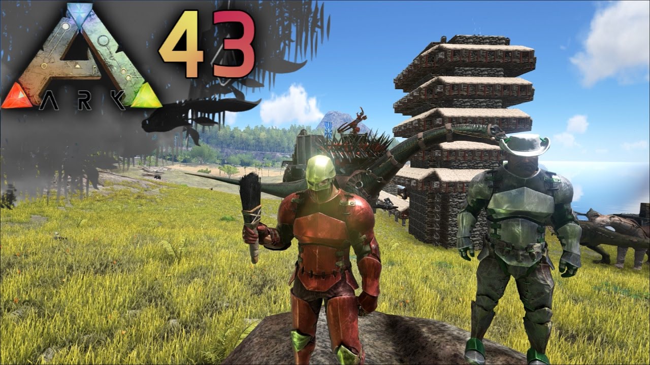 ARK: SURVIVAL EVOLVED E43 - Gigantic Elevator & Massive Base Tower ...