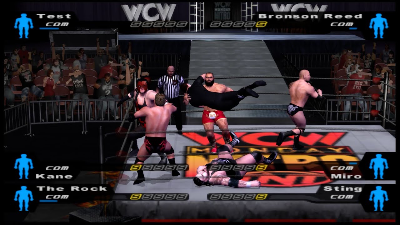 6 Man Survival Match | Test Vs Bronson Reed Vs Masked Kane Vs Rusev Vs ...