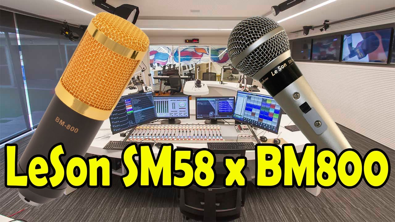 BM800 x LeSon SM58 - YouTube