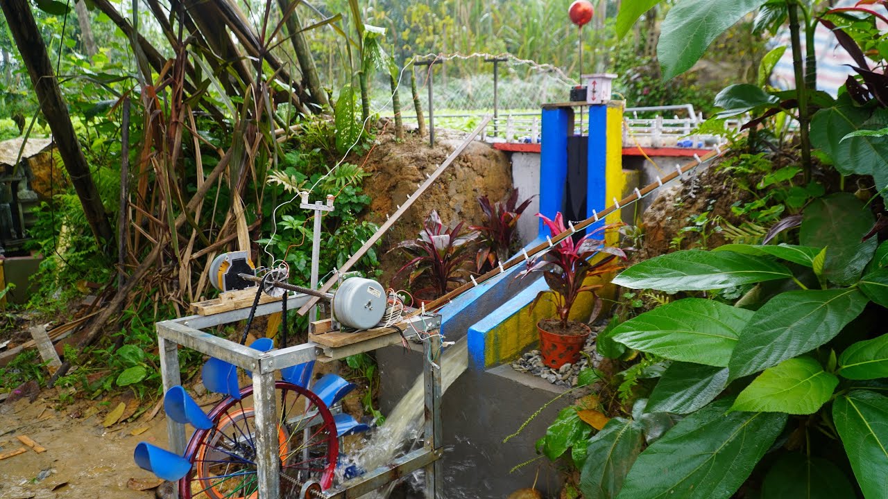 Building hydroelectric power plants to light and irrigate vegetable ...