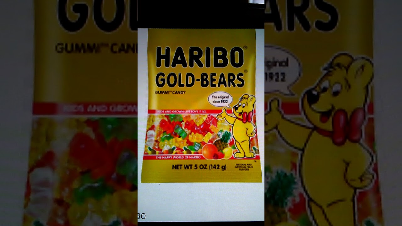Mandela effect - Haribos gummy bears is now Haribo gummy bears - YouTube