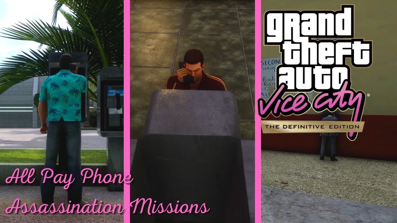 GTA Vice City: The Definitive Edition (PC) - All Pay Phone ...