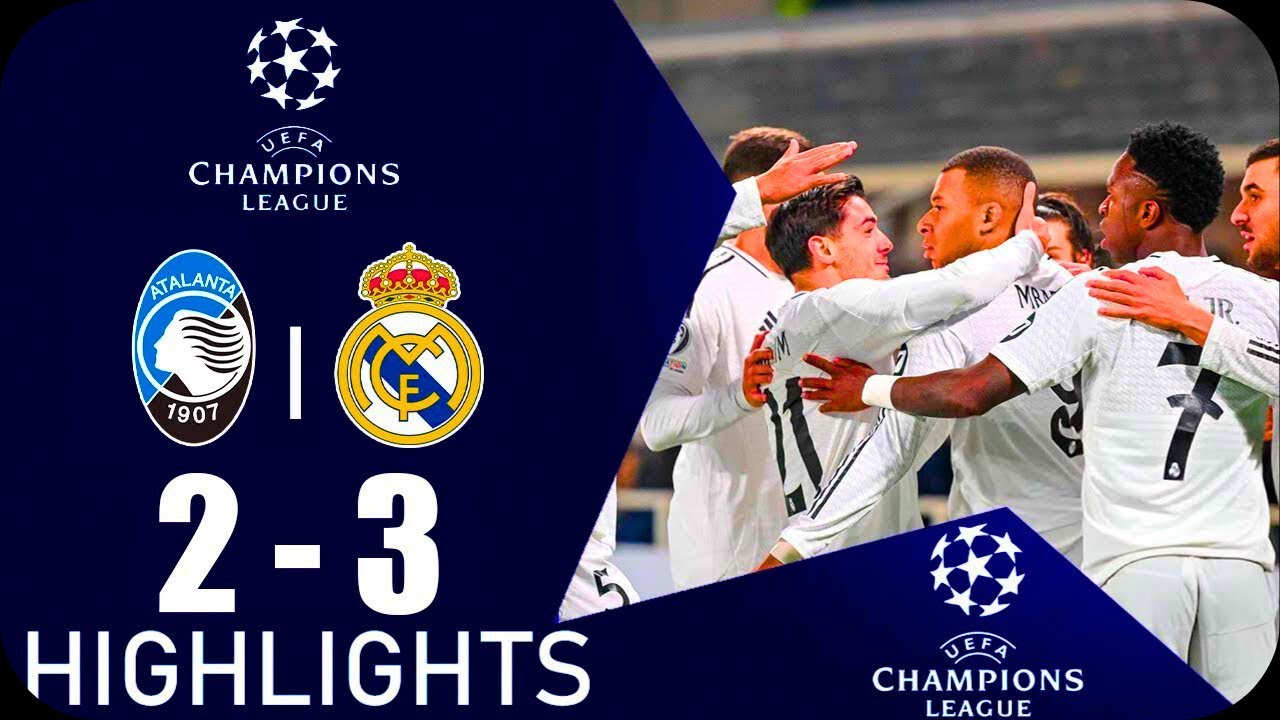 Jude Bellingham Goal | Atalanta vs Real Madrid 2-3 Highlights ...