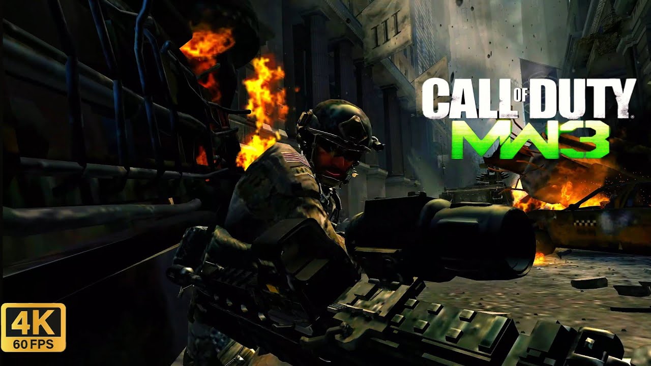 CALL OF DUTY MODERN WARFARE 3 2011 GAMEPLAY PART-1 BLACK TUESDAY 4K 60 ...