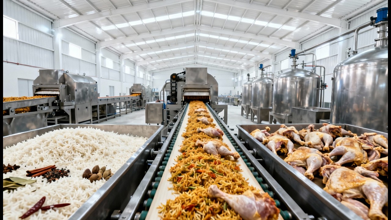 Inside the Chicken Biryani Fictory - How Biryani Is Made at Scale (Full ...