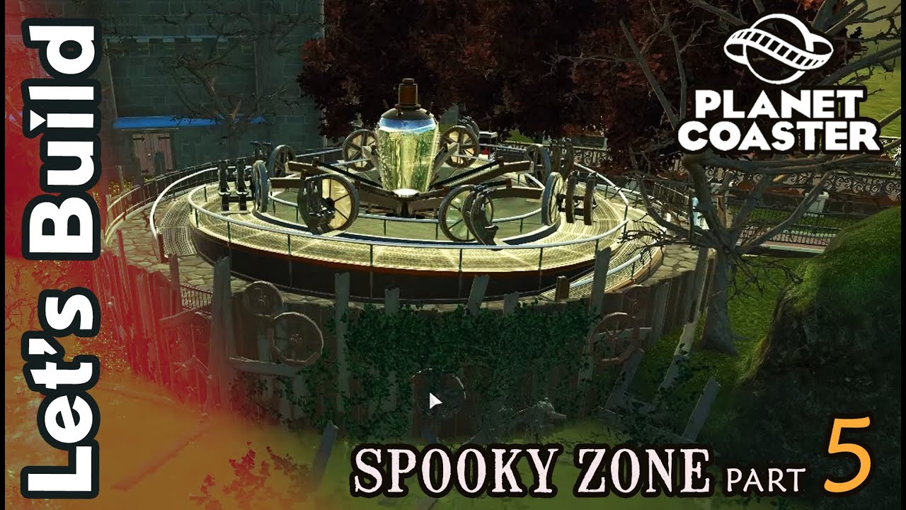 Planet Coaster - Spooky zone - Timelapse - One more attraction - Part 5 ...