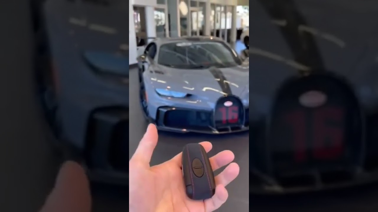 new Bugatti Veyron key unlock car - YouTube
