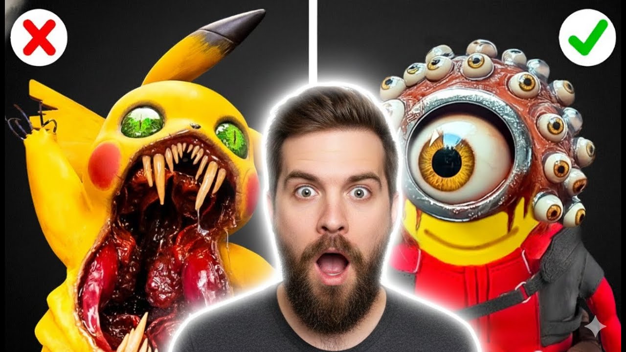 Monster Pikachu ⚡ vs. Deadpool Minion 🌀 : Combat épique du siècle ! 💥 ...