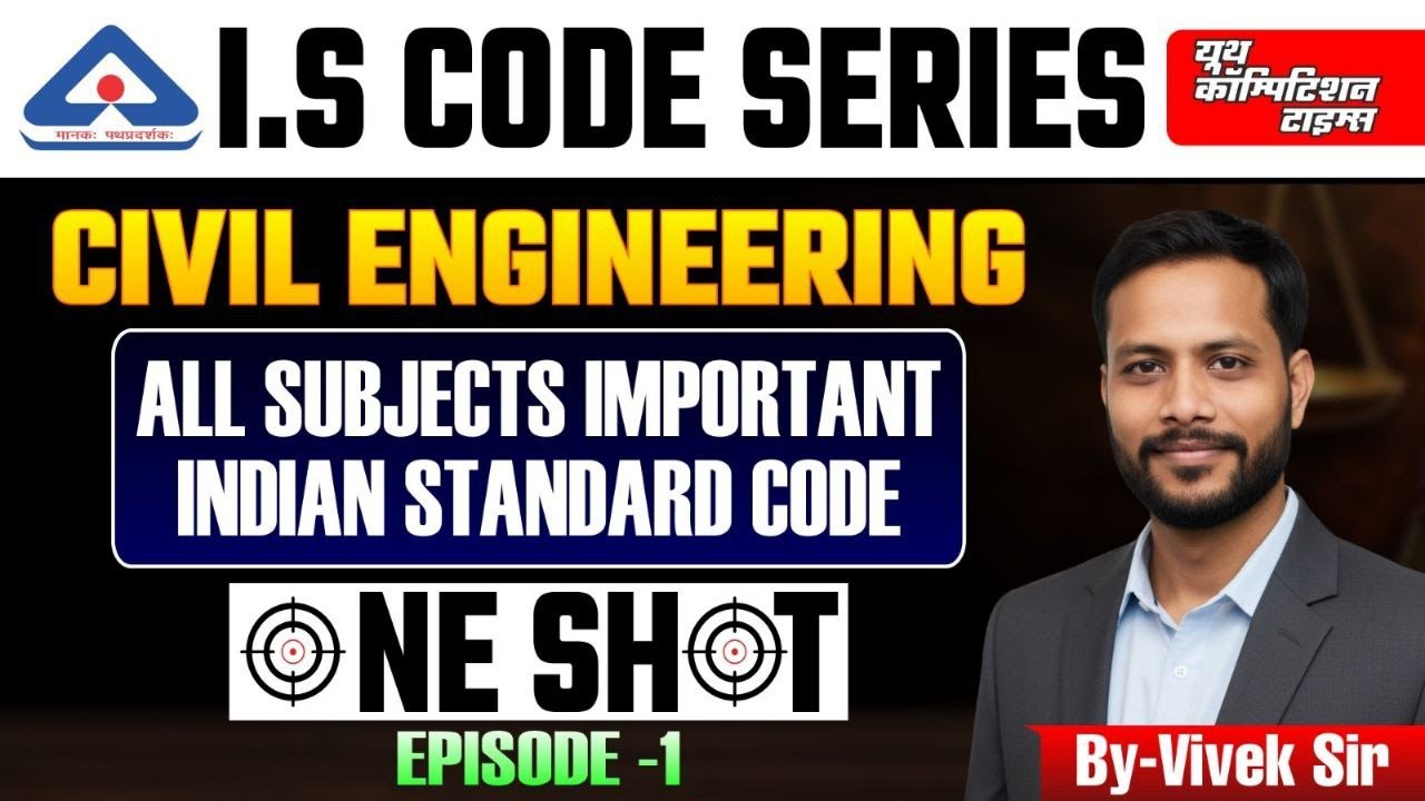 I.S CODE SERIES || ALL SUBJECT IMPORTANT INDIAN STANDARD CODE|| E-1 ...