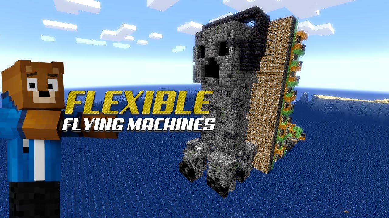 Flexible Flying machines for mega flying bases and builds for Minecraft ...