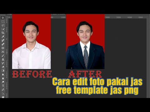 Cara edit pakai jas free download template jas png - YouTube