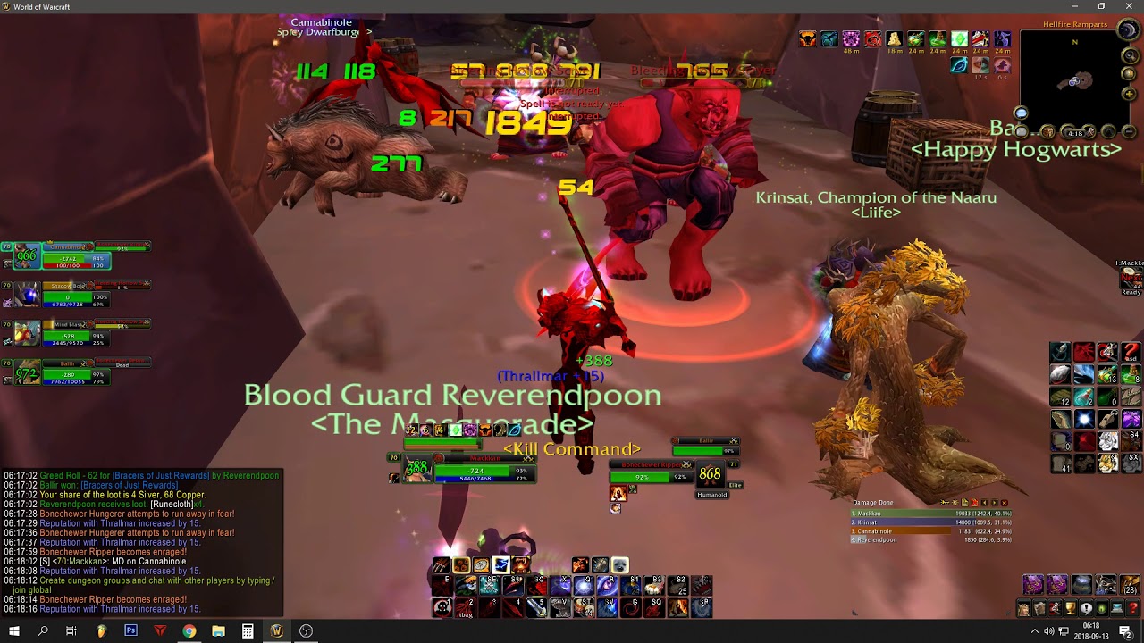 Hellfire Ramparts Heroic - TBC Hunter Pov - YouTube
