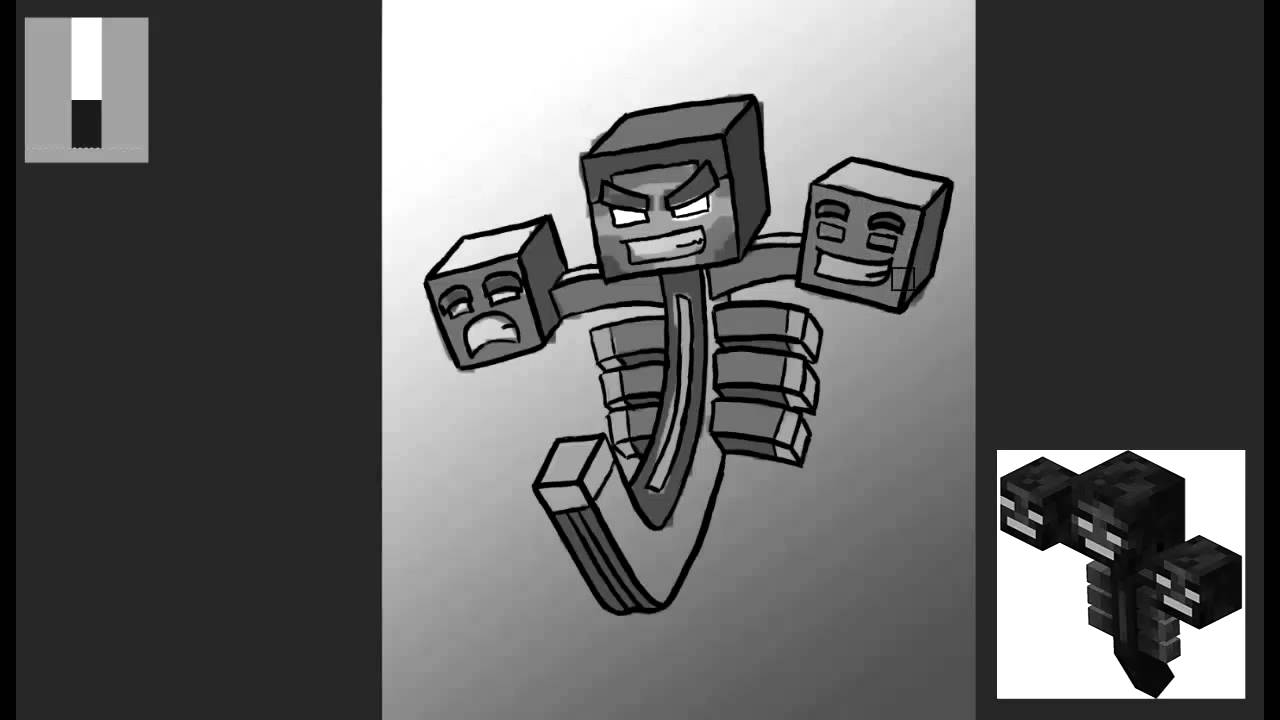 Minecraft Avatar Speed-Art Ep. #6 Wither Boss - YouTube