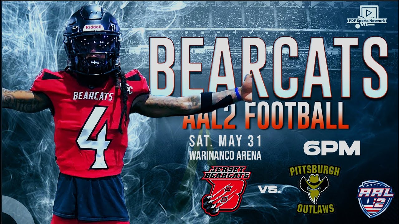 AAL2 - Jersey Bearcats vs. Pittsburgh Outlaws - YouTube