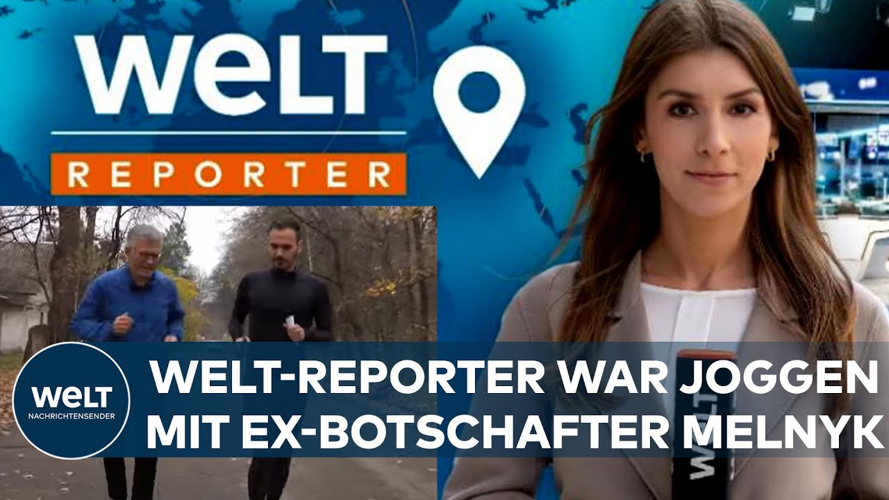UKRAINE-KRIEG: WELT-Reporter beim Jogging mit Ex-Botschafter mit Andrij ...