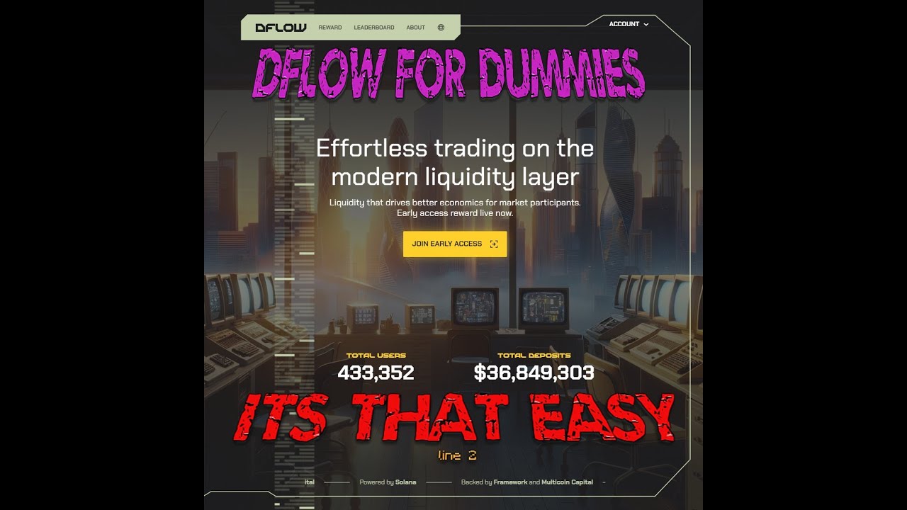 How to withdraw on Dflow - YouTube