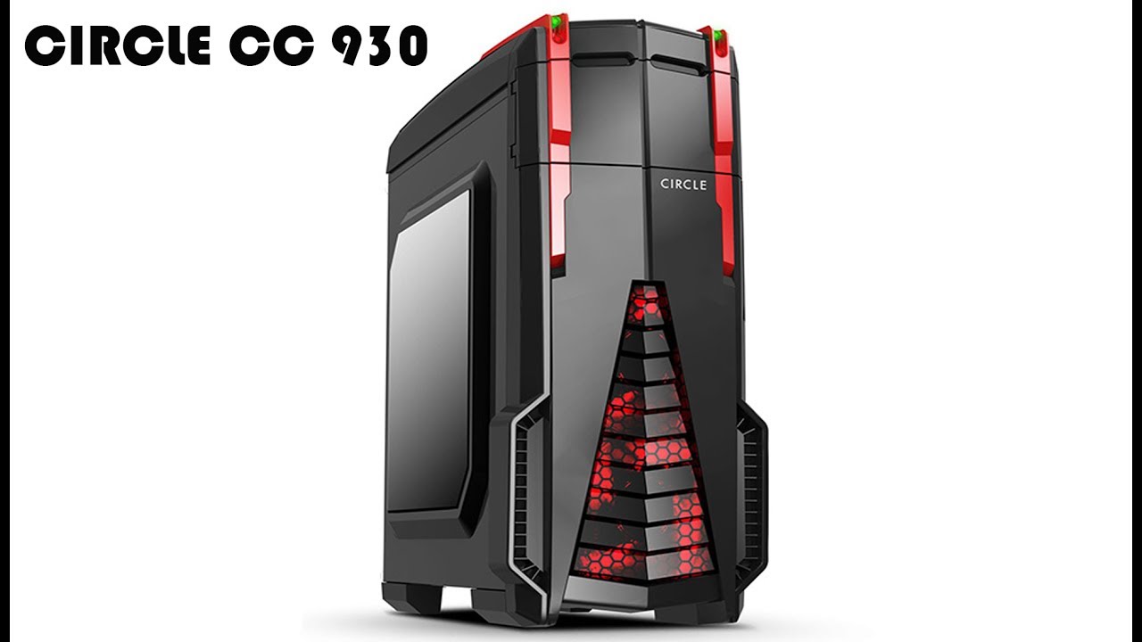 Circle CC 930 Pc Gaming Case Quick look n Overview - YouTube