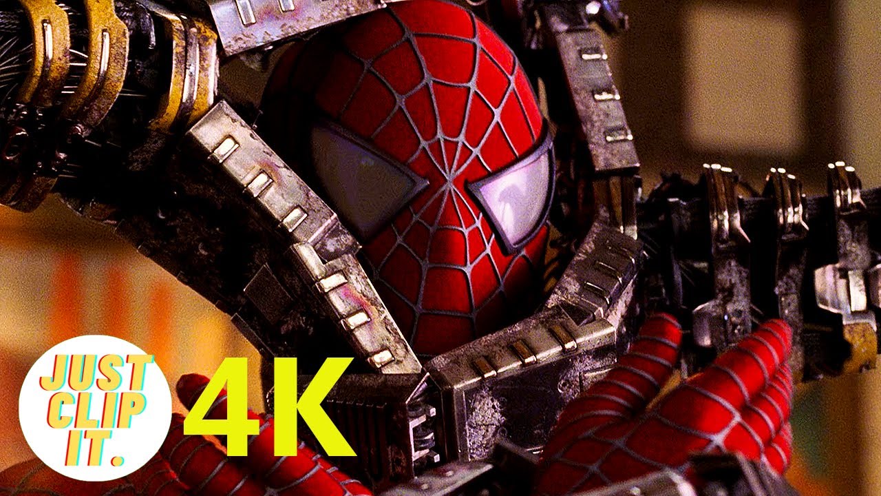 Spider-Man Bank Fight Scene (Part 1) | Spider-Man 2 (2004) Movie Clip ...