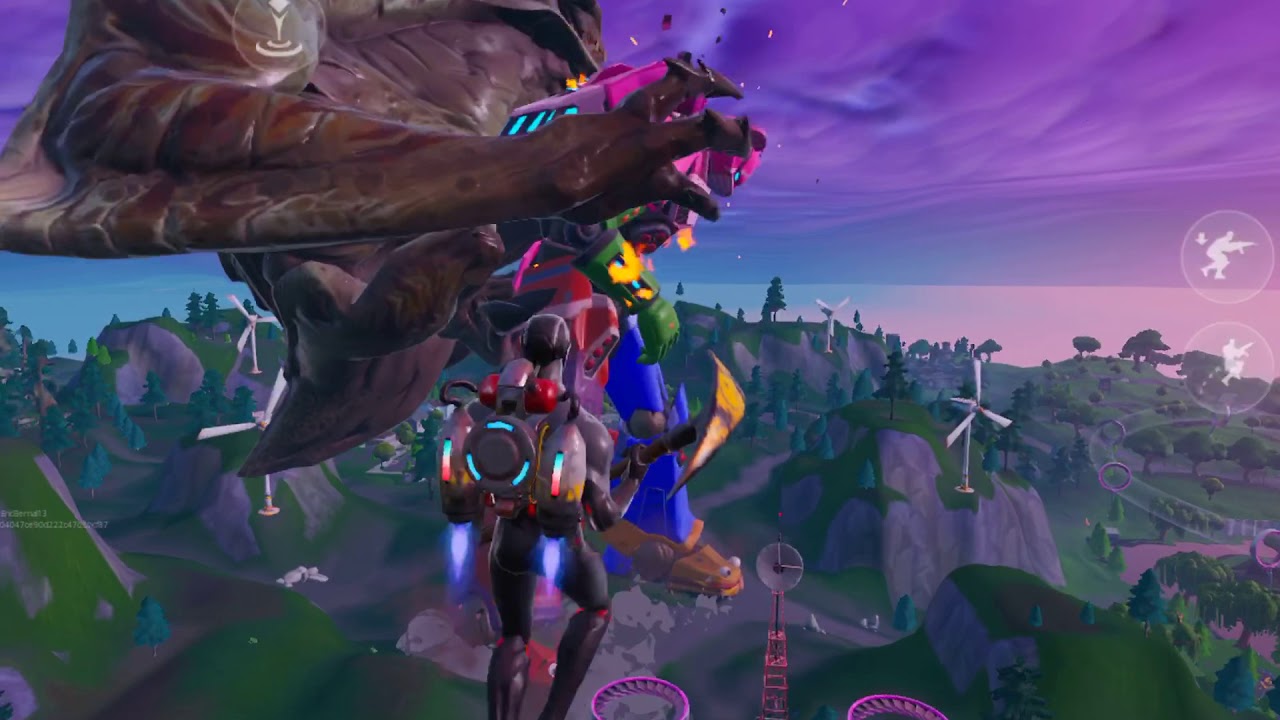 Robot vs big monster - YouTube