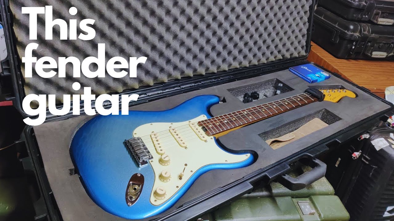 The story behind this fender guitar.six years of playing and bonus tip ...