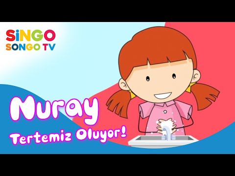 NURAY Tertemiz Oluyor 🧼🚿 – SingoSongo TV I İsme Özel Çocuk Şarkıları 🎶