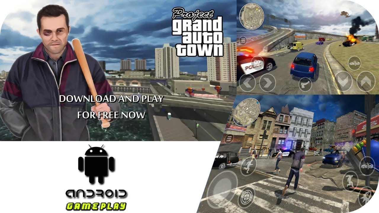 Project Grand Auto Town Sandbox Beta - Gameplay Moments Android HD ...