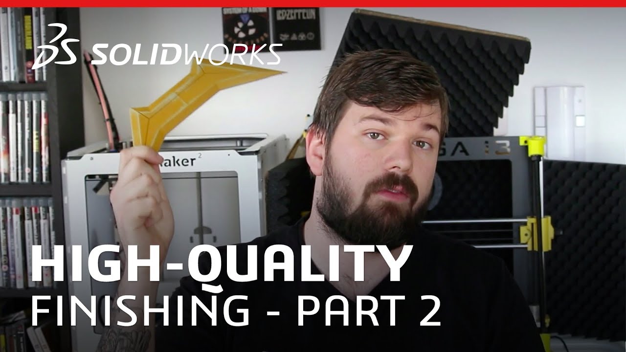 High-Quality Finishing Part 2 - SOLIDWORKS - YouTube