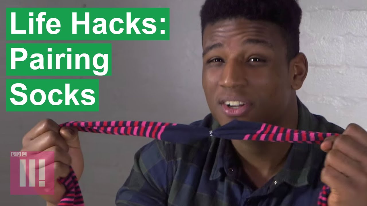 Ben Hart's Life Hacks: Pairing Socks - YouTube