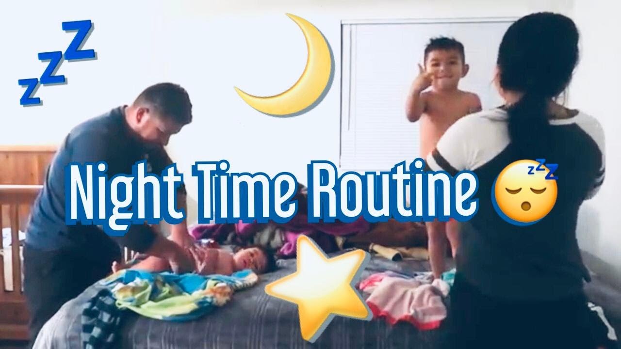 Family Night Time Routine | Family of Four - YouTube