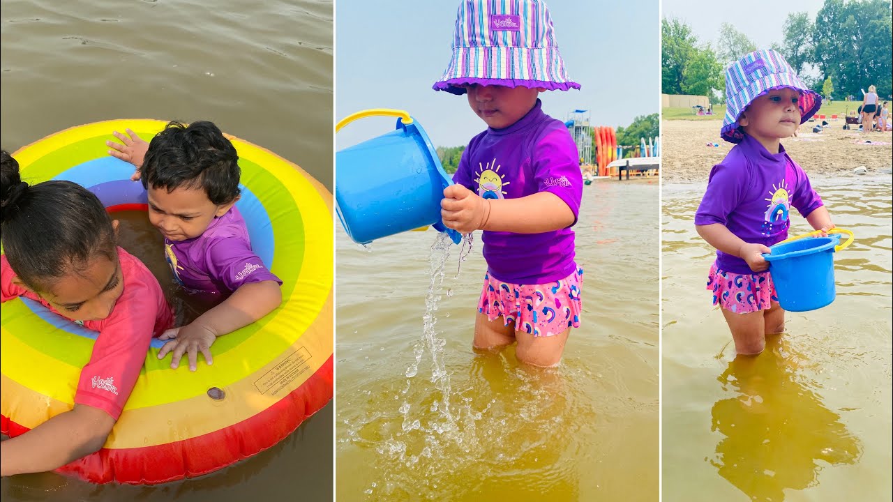 Sunday funday || beach day || family time || sisters - YouTube