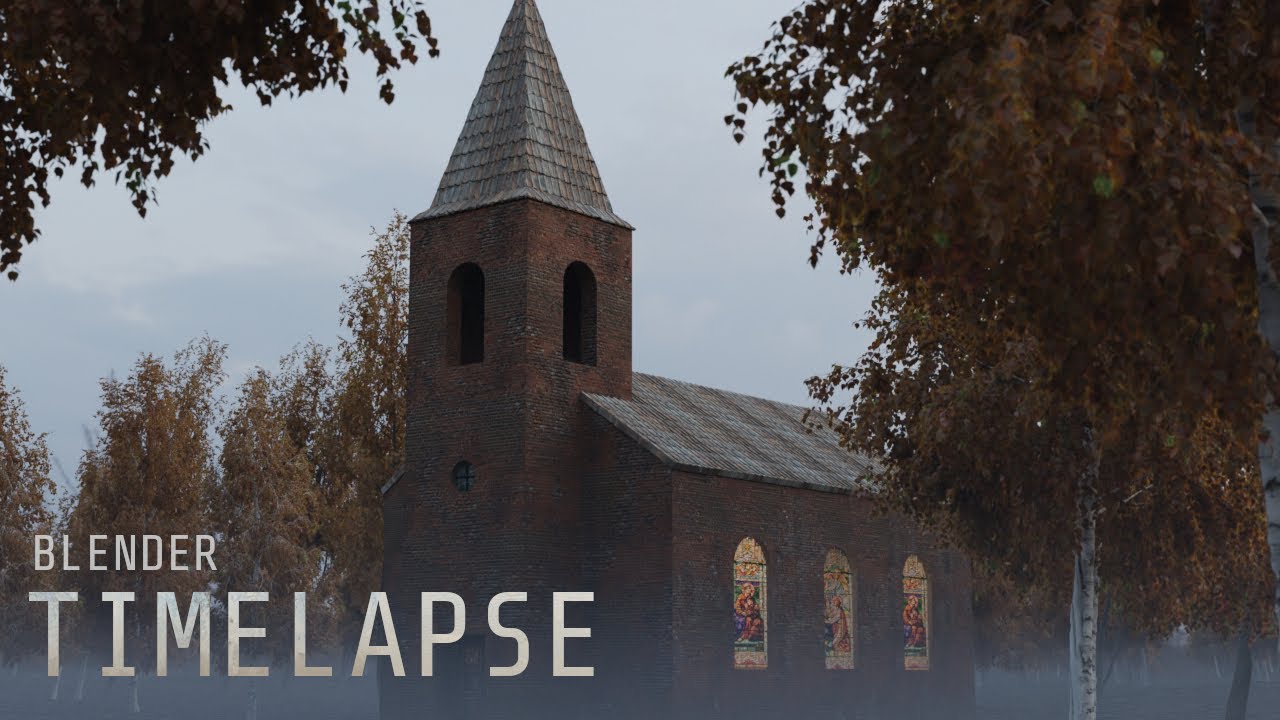 Old Church Blender Timelapse - YouTube