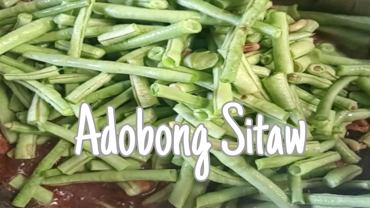 Adobong Sitaw | Simpleng lutuin gulay sa tanghalian - YouTube