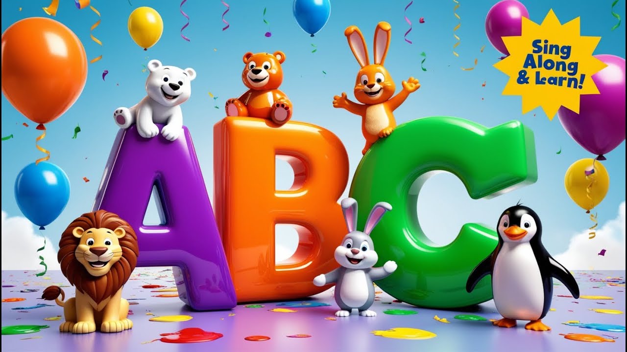 ABC Animals Song for Kids | Learn the Alphabet with Fun Animal Friends ...