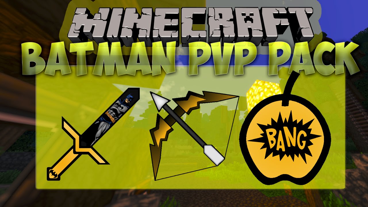 Minecraft Batman PvP Texture / Resource Pack (1.7/1.8) - YouTube