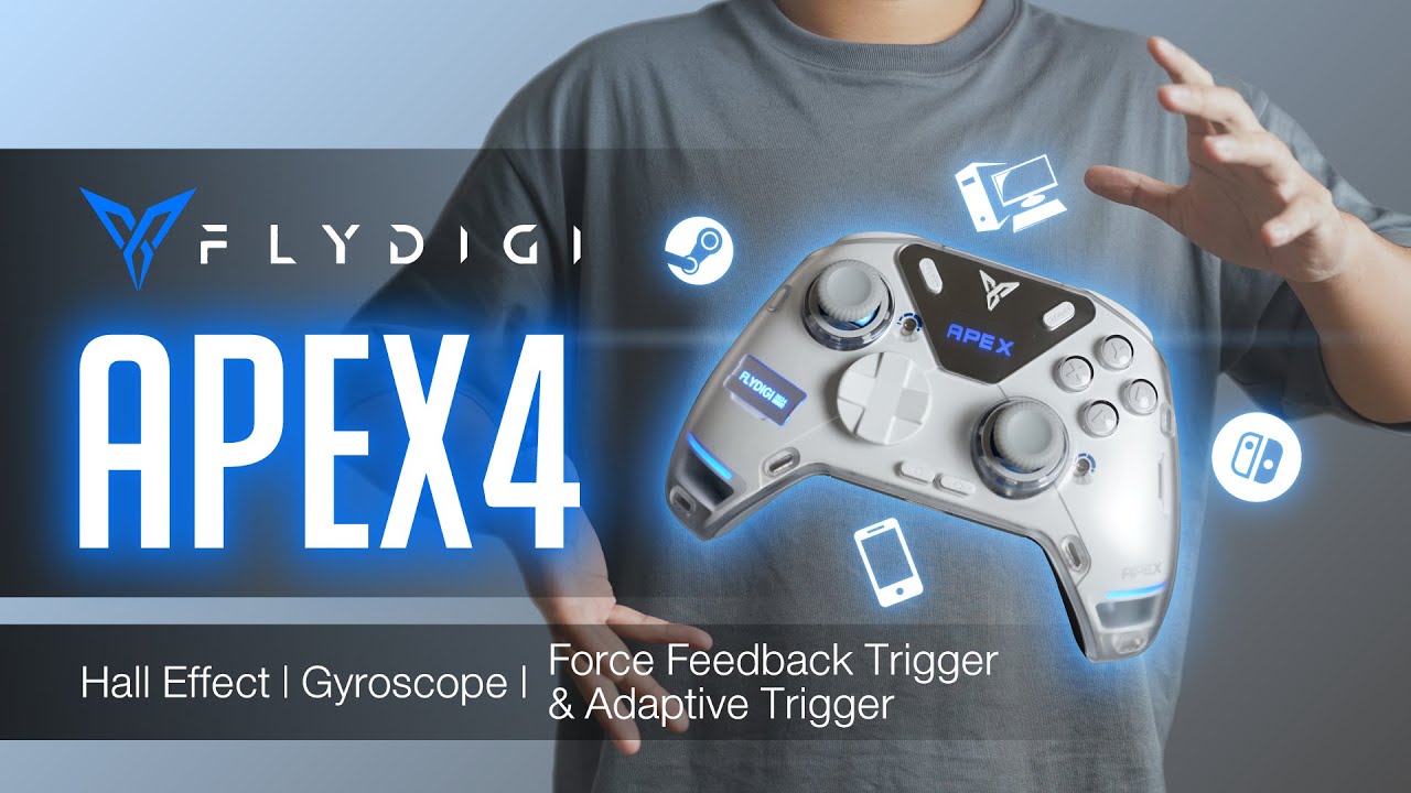 🎮 จอยเกมสุดล้ำ Flydigi APEX4 สเปกจัดเต็ม Hall Effect | Trigger Mode ...