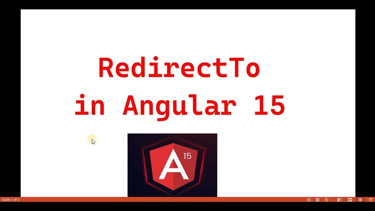 Part 32 Redirectto In Angular15 Angular 15 Tutorials For Beginners Youtube