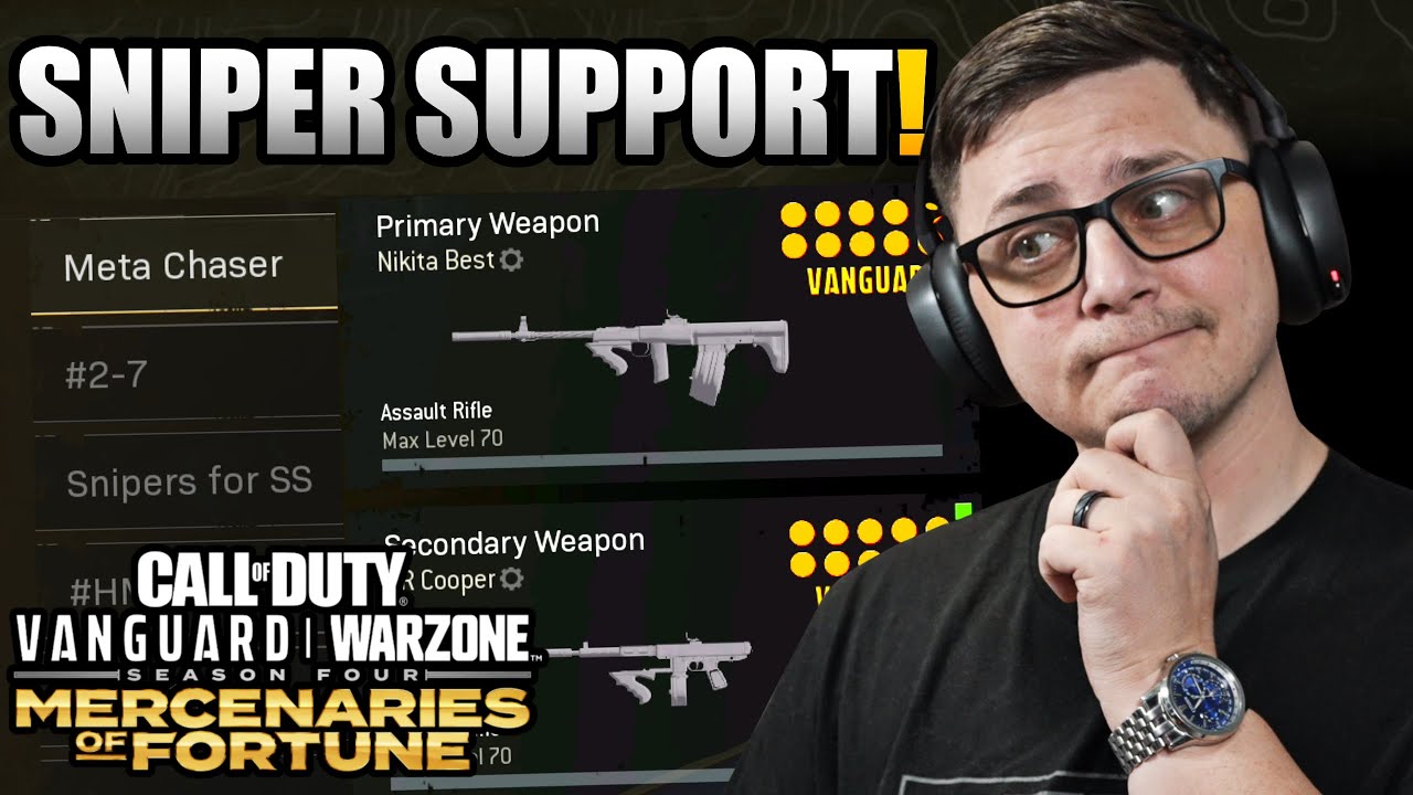 Sniper Support Meta After the Season 4 Update in Warzone | Cooper ...