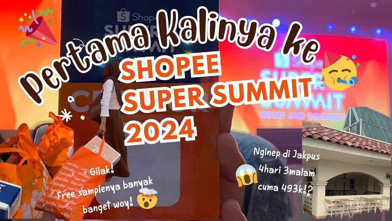 BIKIN PUSING! PERTAMA KALI DATENG KE ACARA SHOPEE SUMMIT!? | BUMAR’s ...