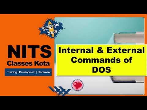 What is DOS explain any five internal and external commands? - YouTube