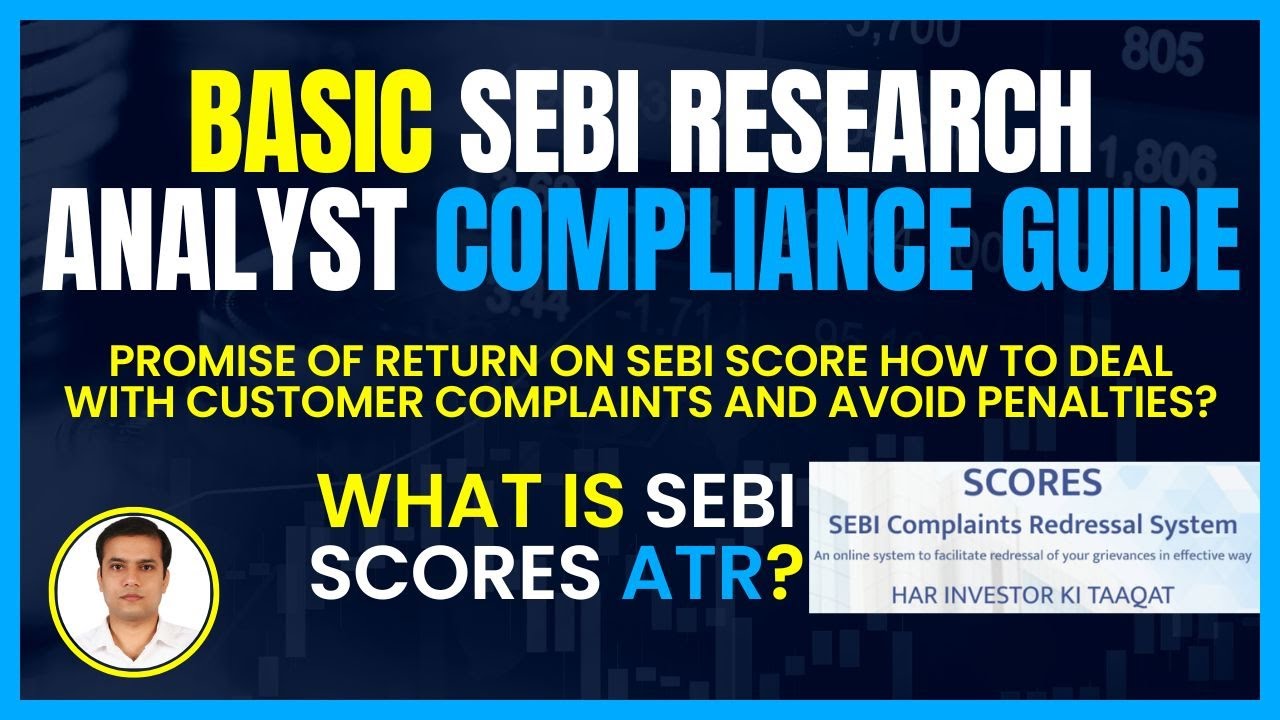 SEBI SCORES complaint dealing II SEBI Research Analyst compliance list ...