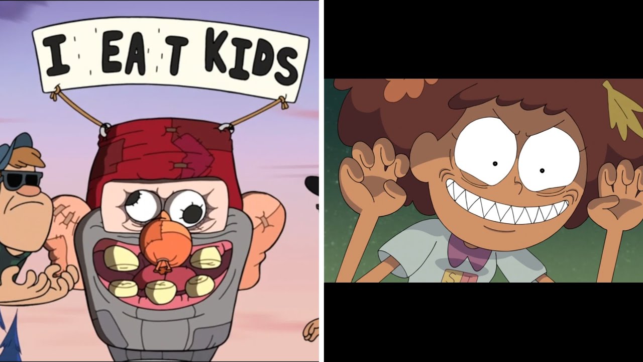 Gravity Falls & Amphibia Clip-Traumatizing children - YouTube